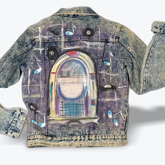 Cripple Creek | Jackets & Coats | Vintage Denim Jacket Custom Hand ...